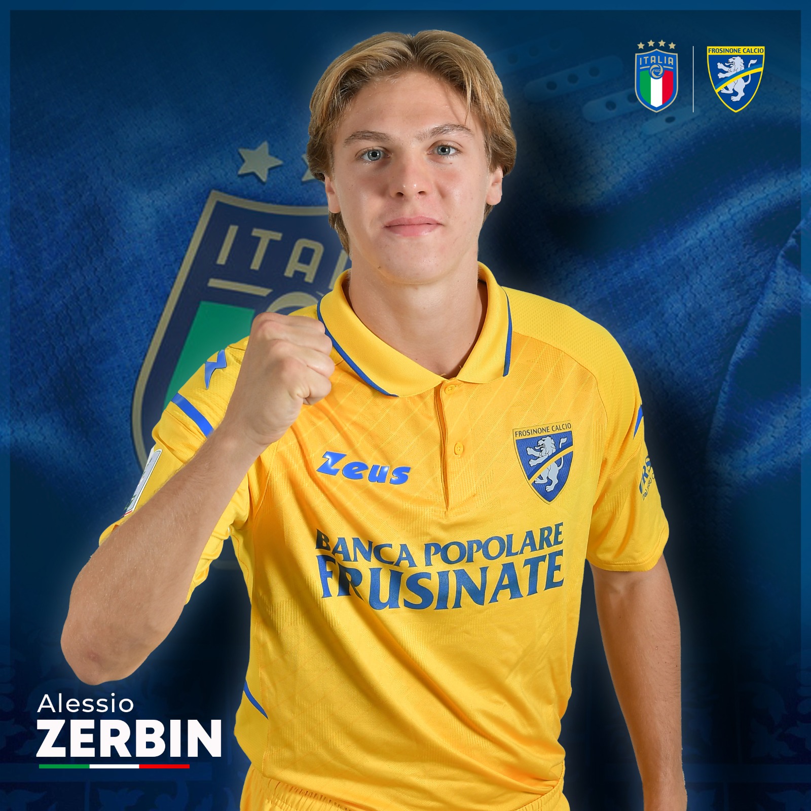 Calcio - Frosinone, l'esterno d'attacco Zerbin convocato dal ct Mancini ...