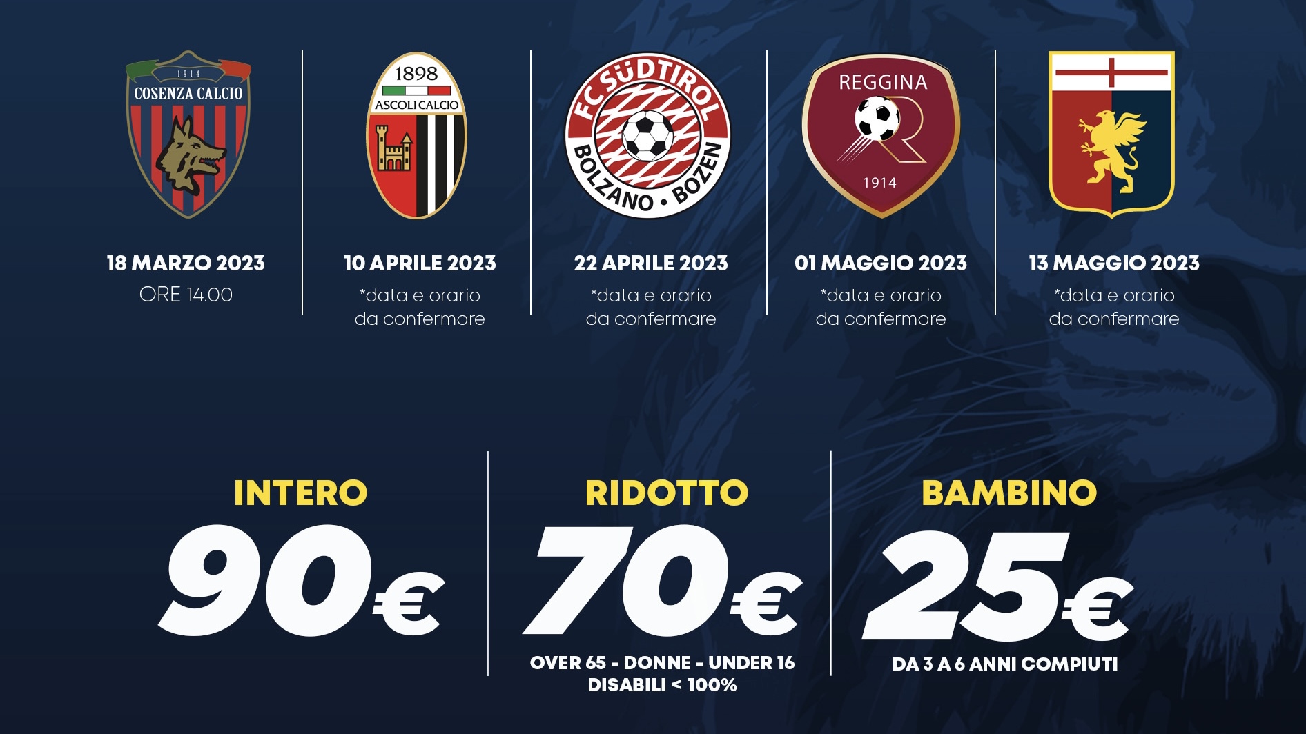 Calcio - Frosinone, ecco il pack 5 gare: promozioni per le ultime sfide allo Stirpe - Teleuniverso