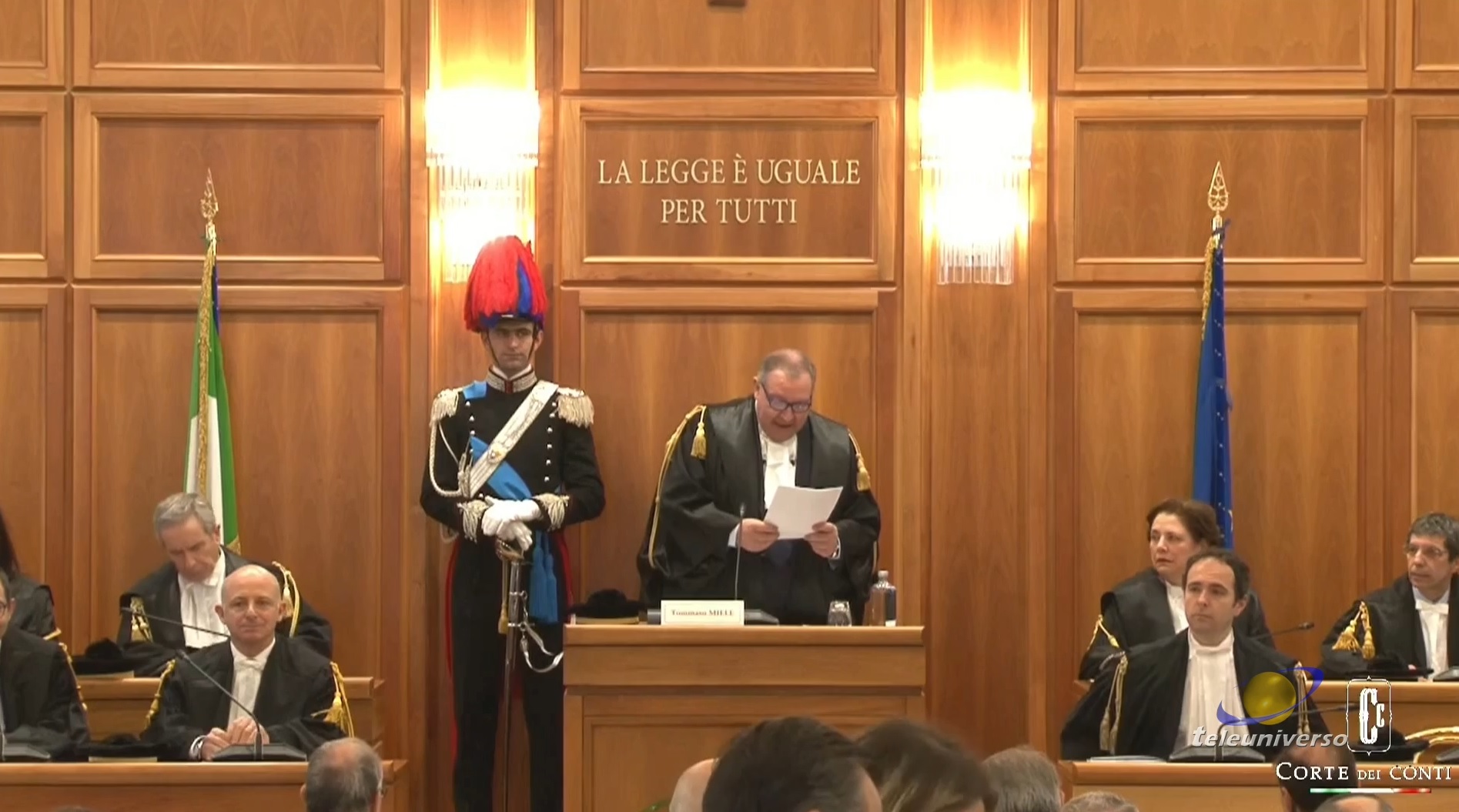 ROMA: Anno Giudiziario Corte dei Conti - Teleuniverso