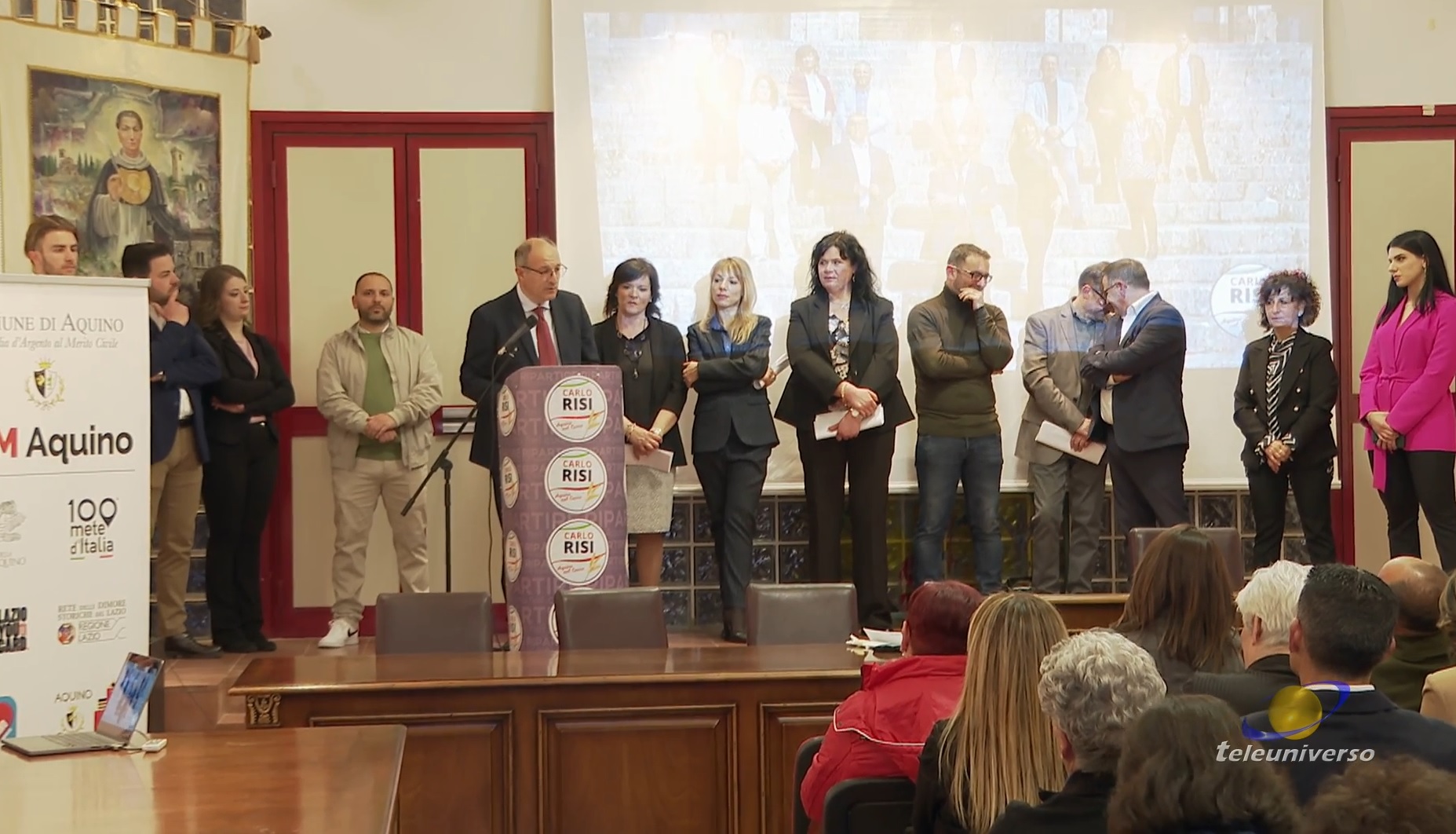 AQUINO: Presentazione lista Carlo Risi - Teleuniverso