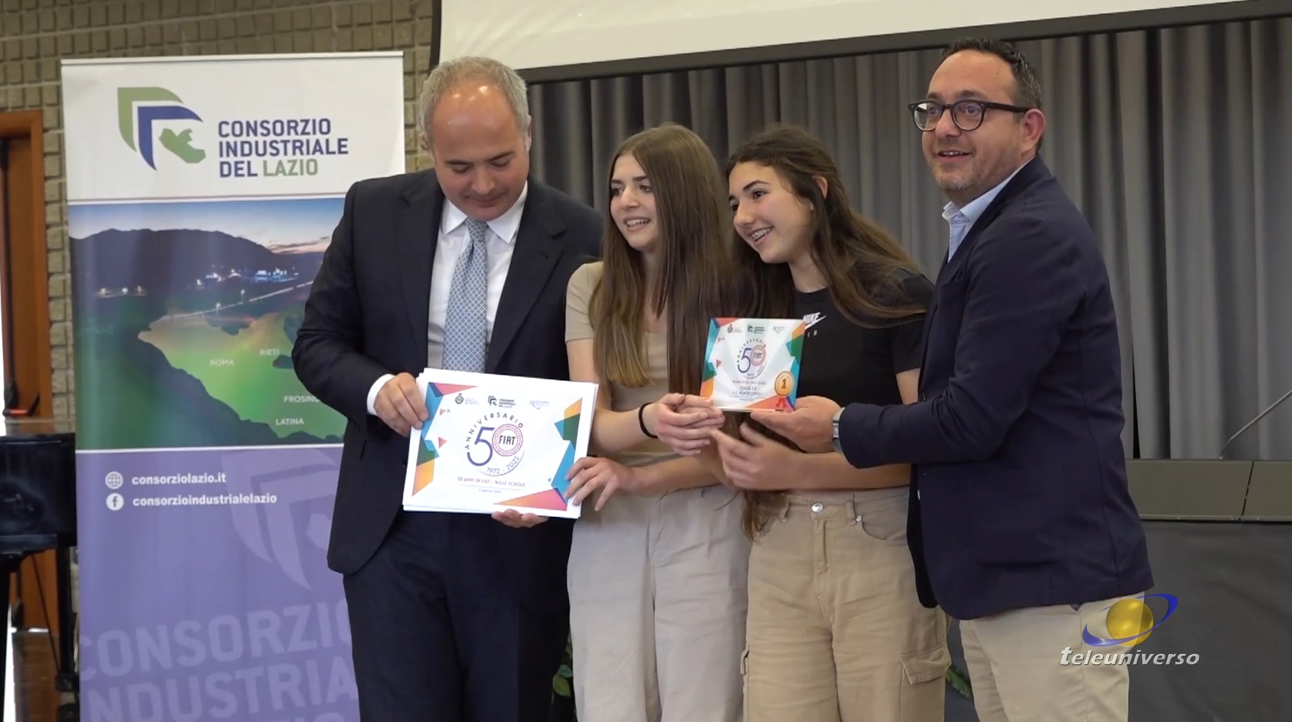 CASSINO: Premiazione 50 anni di Fiat nelle scuole - Teleuniverso