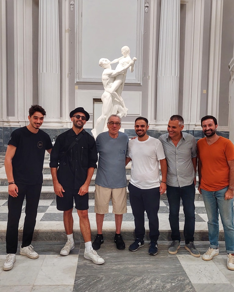 Napoli - Robert de Niro visita il museo dello scultore ciociaro Jago ...