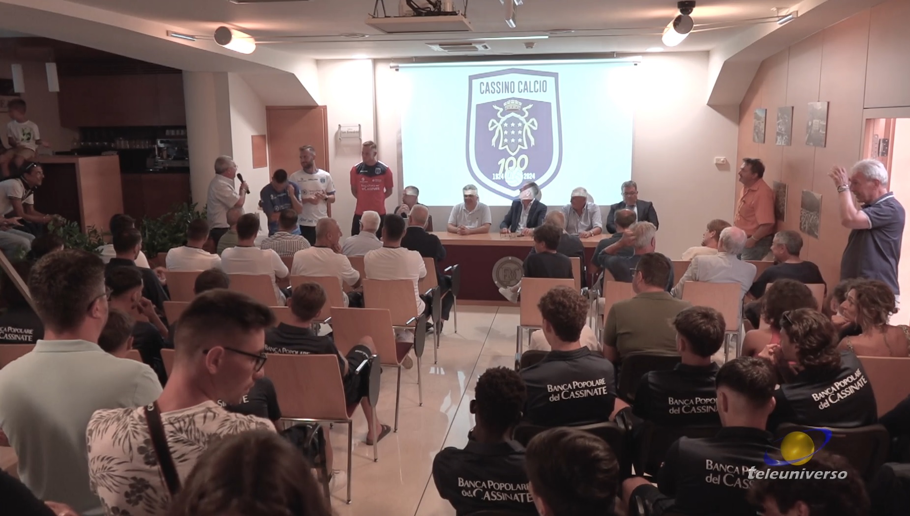 CASSINO: Presentazione nuove maglie di calcio - Teleuniverso