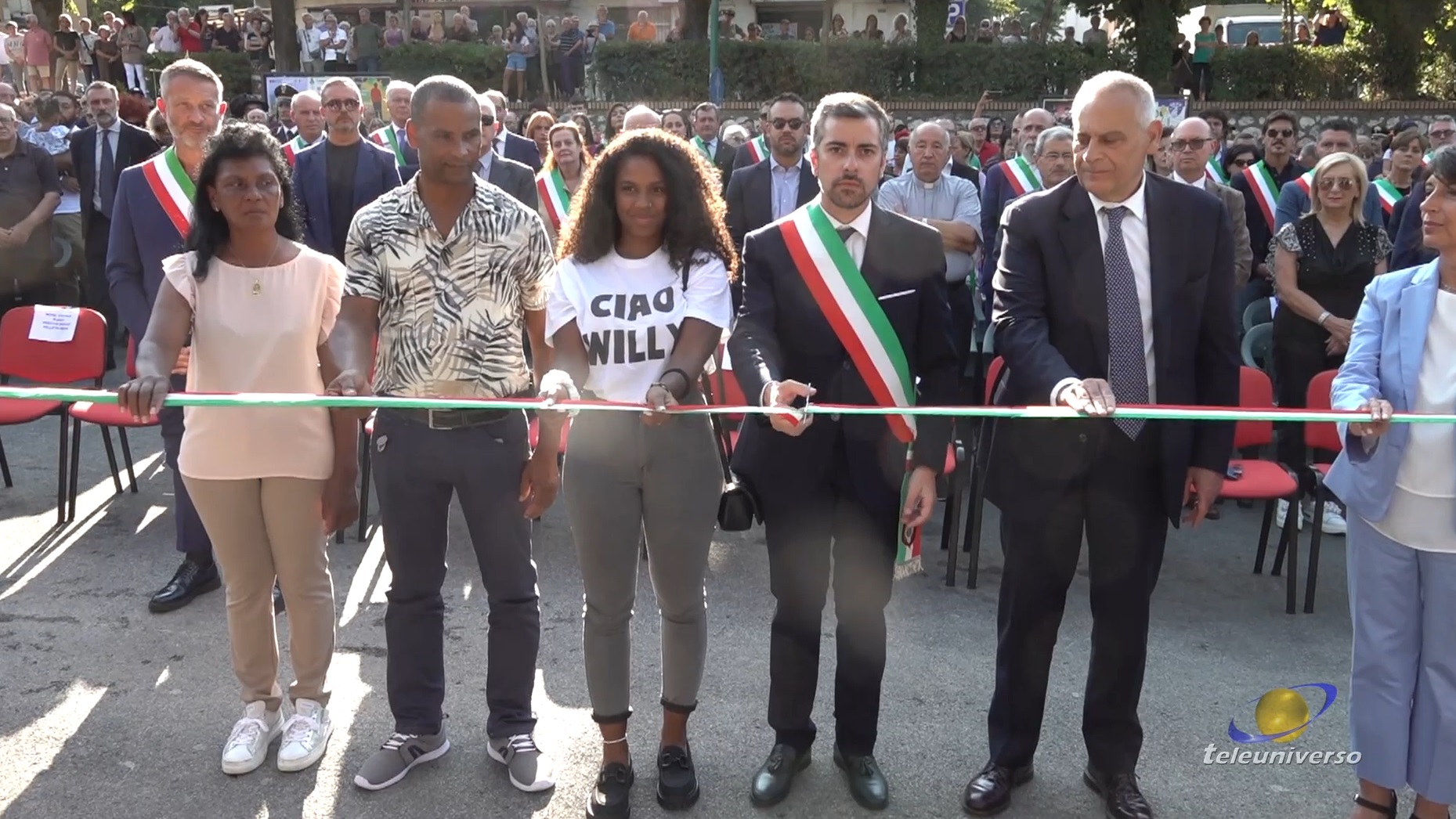 COLLEFERRO: Inaugurazione piazza dedicata a Willy - Teleuniverso