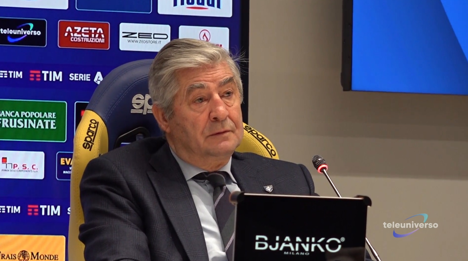 FROSINONE: Le parole di Guido Angelozzi - Teleuniverso