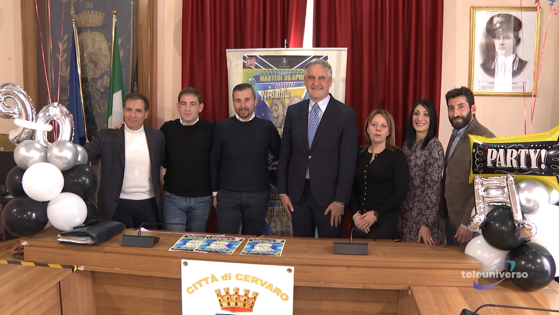 CERVARO: Presentazione Nostalgia '90 - Teleuniverso