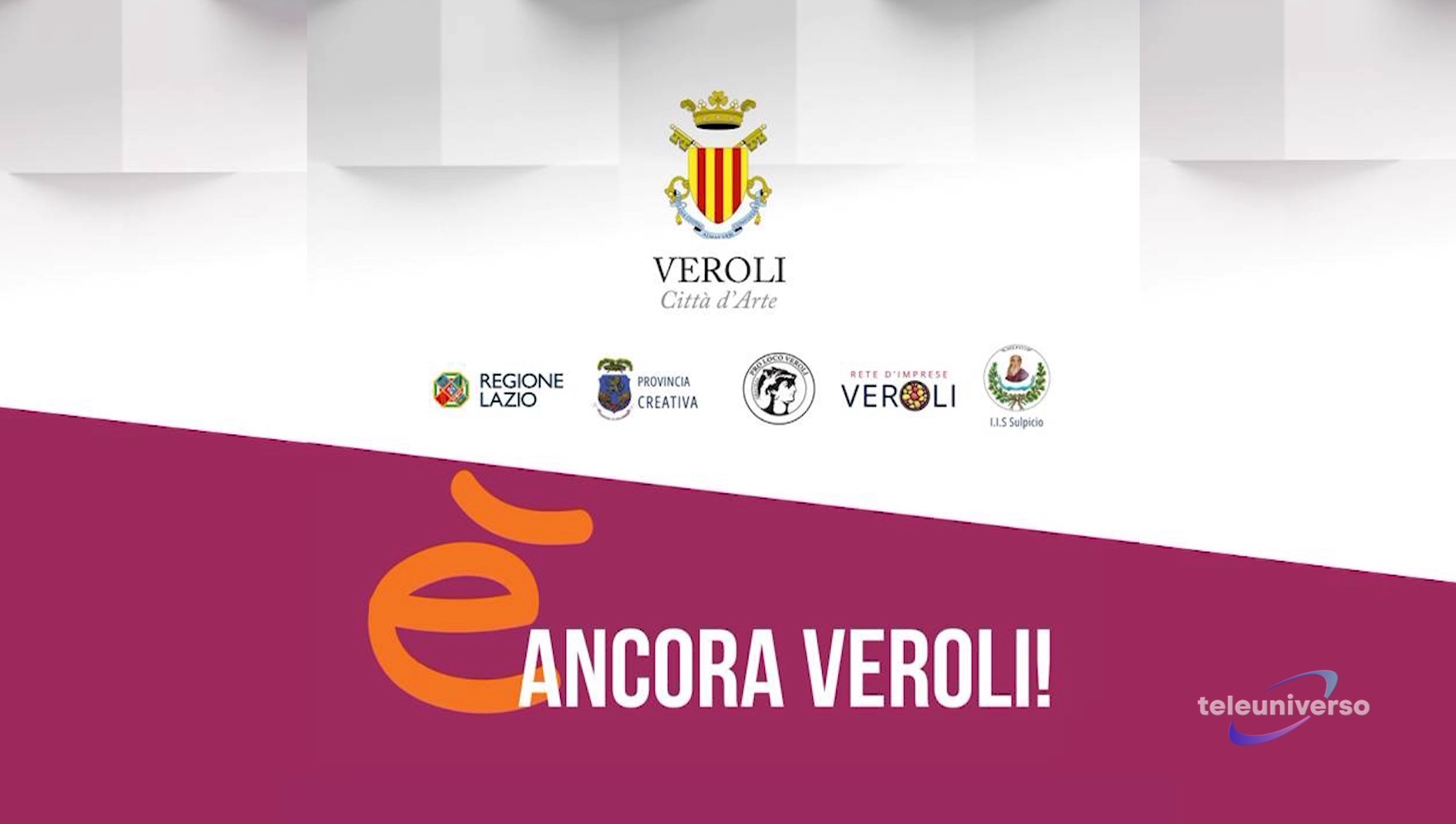 VEROLI: Presentazione è ancora Veroli - Teleuniverso