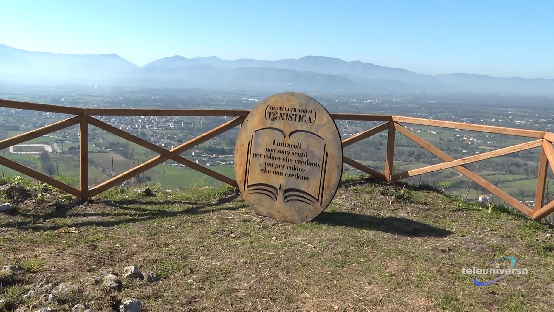 ROCCASECCA: Inaugurata via della Filosofia Tomistica - Teleuniverso