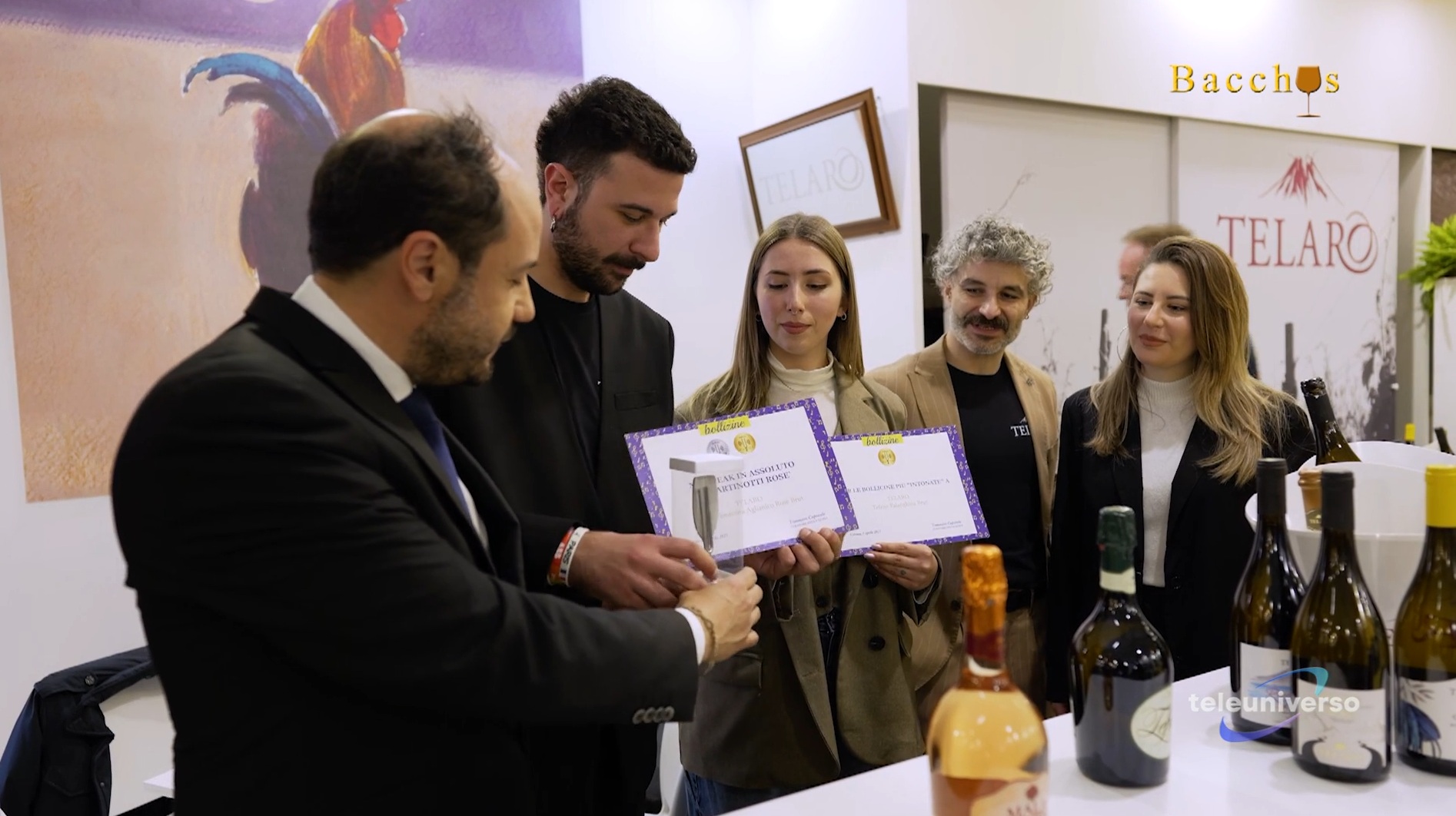 VERONA: Telaro al Vinitaly del 10-04-2025 - Teleuniverso